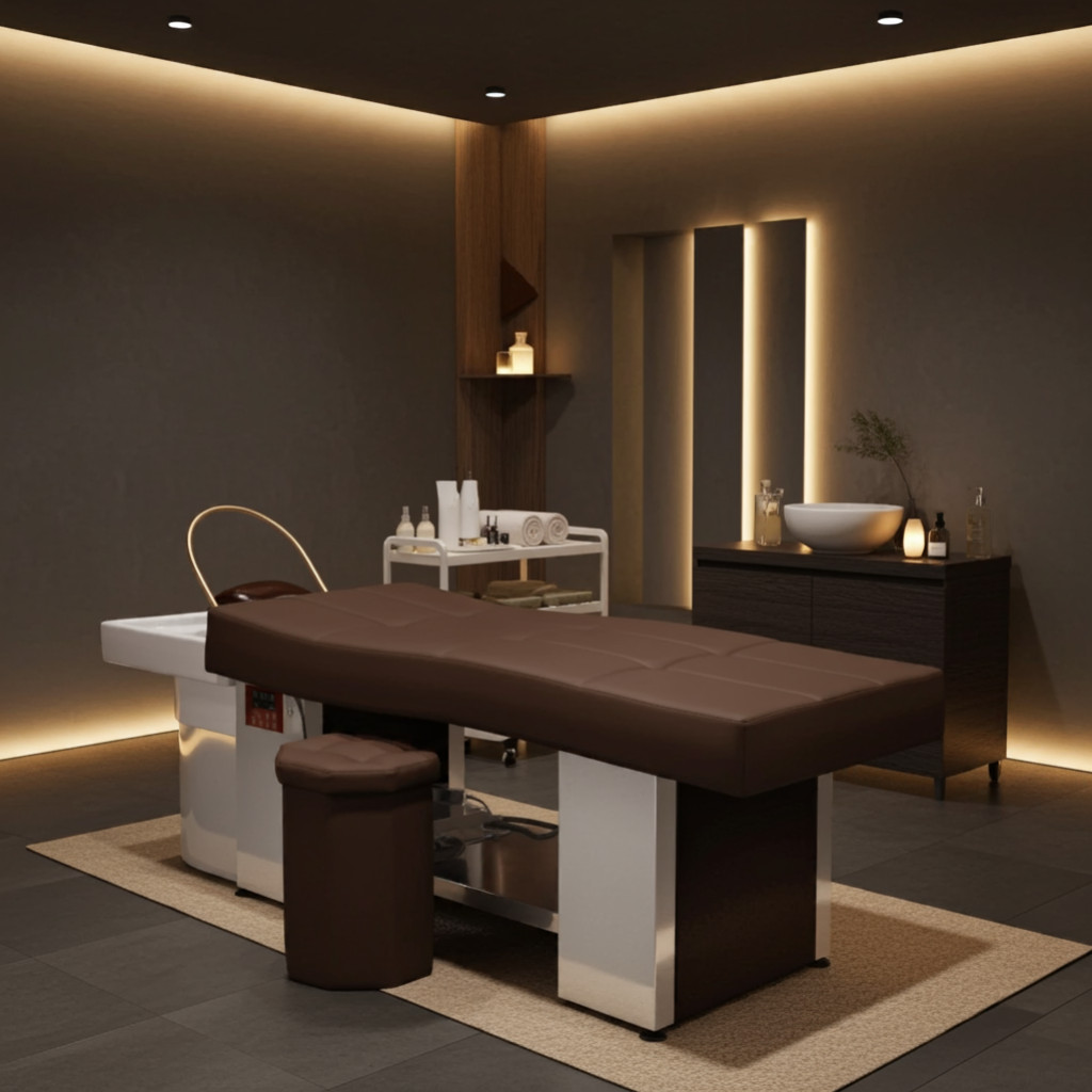 Skönhetsstolar & Head Spa – Behandlingsbänkar för spa | Deckams
